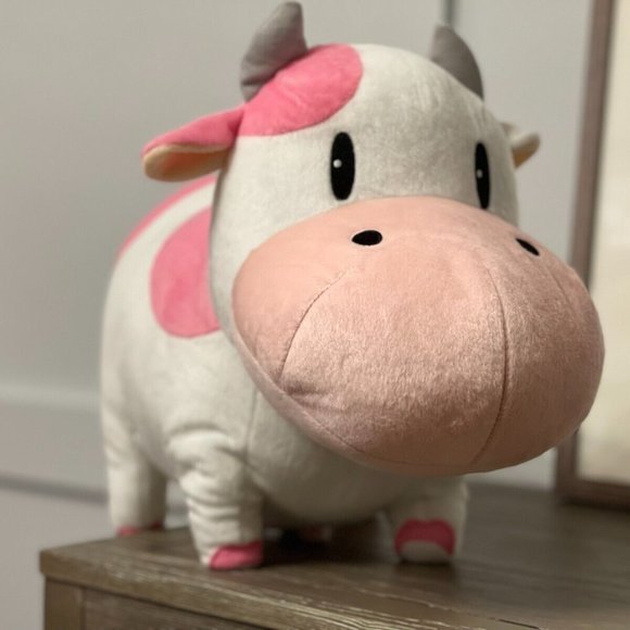 Toys | Harvest Moon Strawberry Milk Cow Cuddly Plush Moomoo Dairy ...